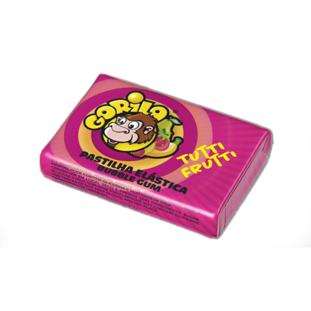 Chewing Gum Gorilla Tutti Frutti. Atlantico UK Food & Beverage Wholesaler