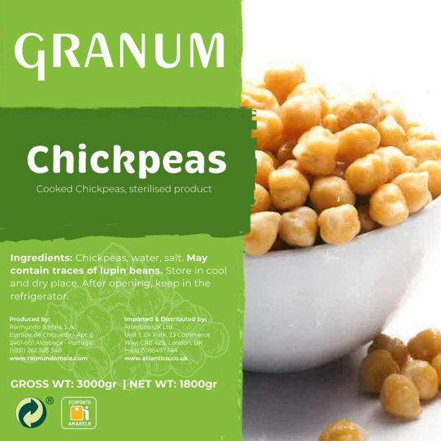 Chickpea Granum Pouche Food Service. Atlantico UK Food & Beverage ...