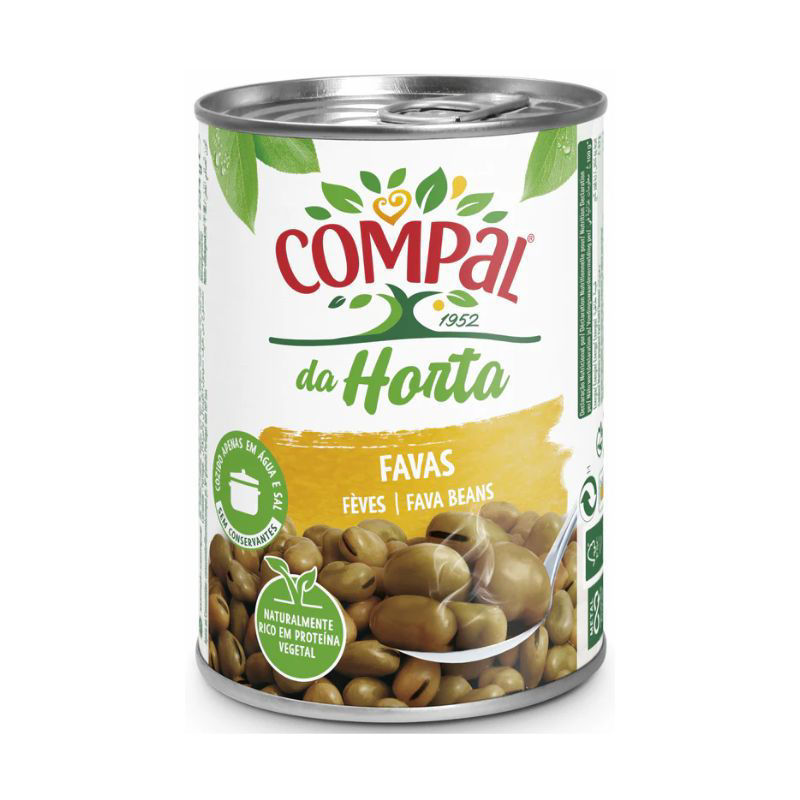 Favas Cozidas Compal Lata. Atlantico UK Food & Beverage Wholesaler