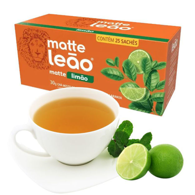 Chá Matte Leão Limão Saqueta . Atlantico UK Food & Beverage Wholesaler
