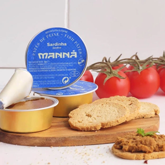 Manna Sardine Pate Pack. Atlantico UK Food & Beverage Wholesaler